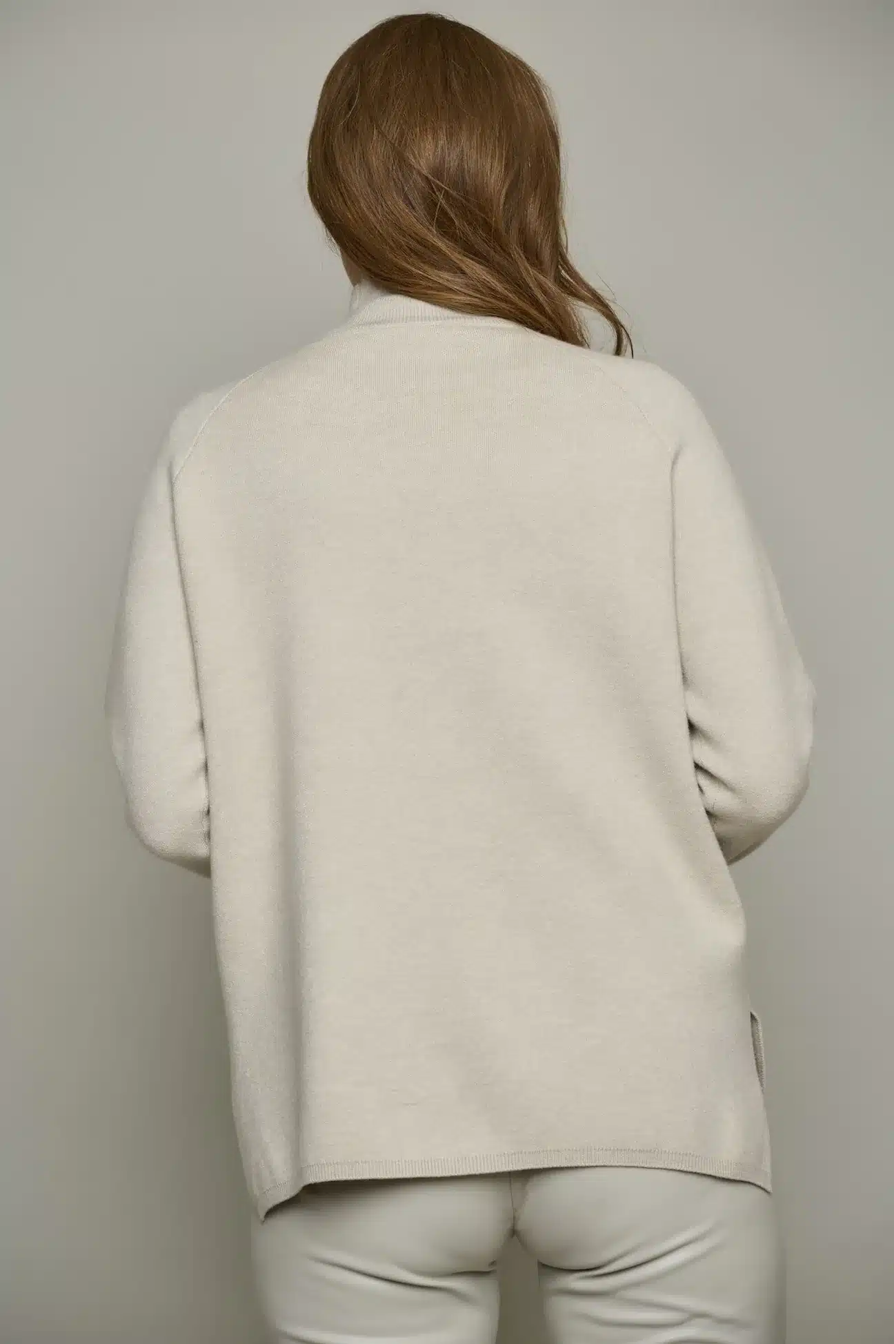 Rino & Pelle Dinty Mock Neck Sweater Angora - Aukia