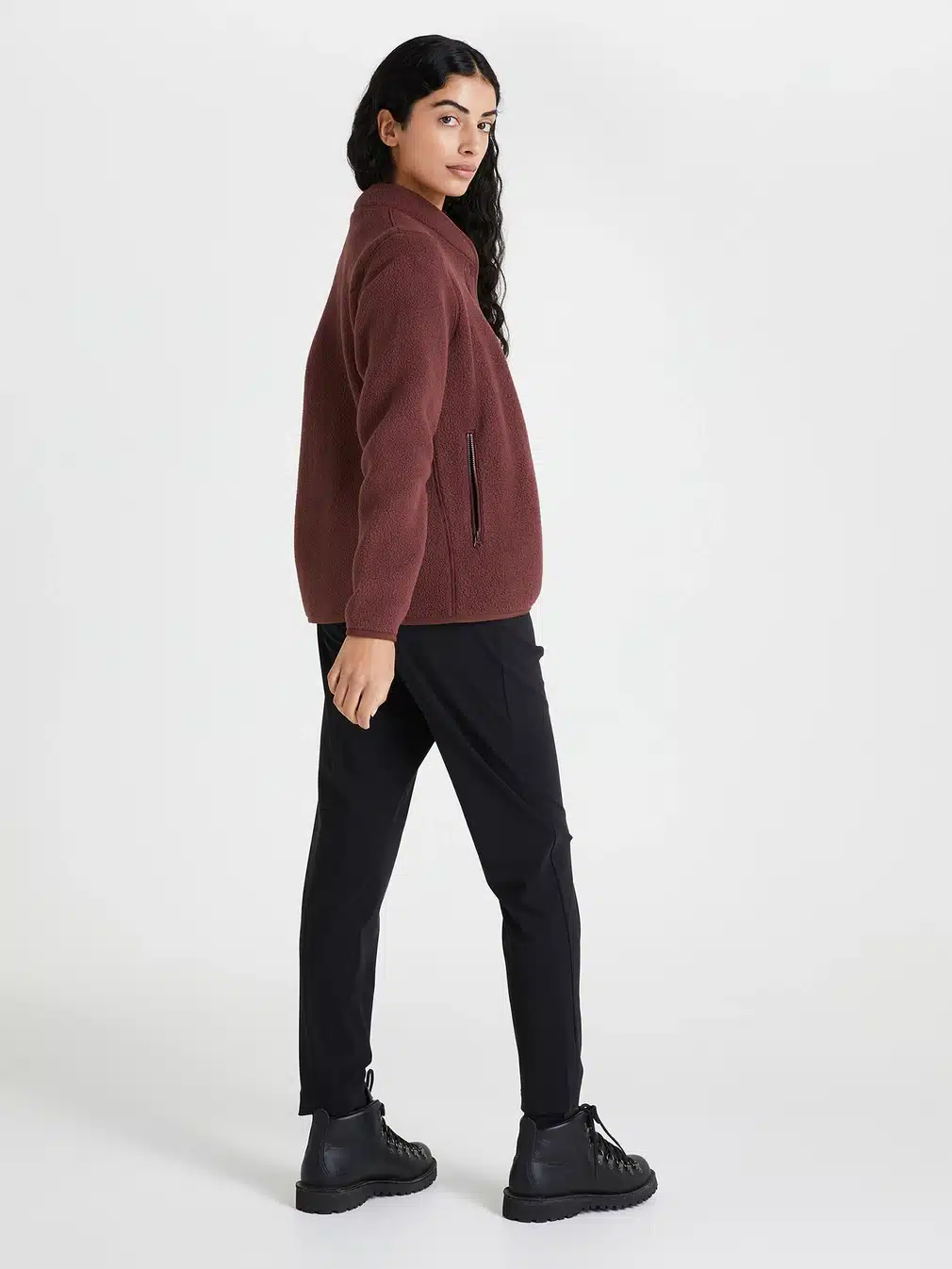 Peak Performance Fleece Snap Cardigan Women Sapote - Aukia